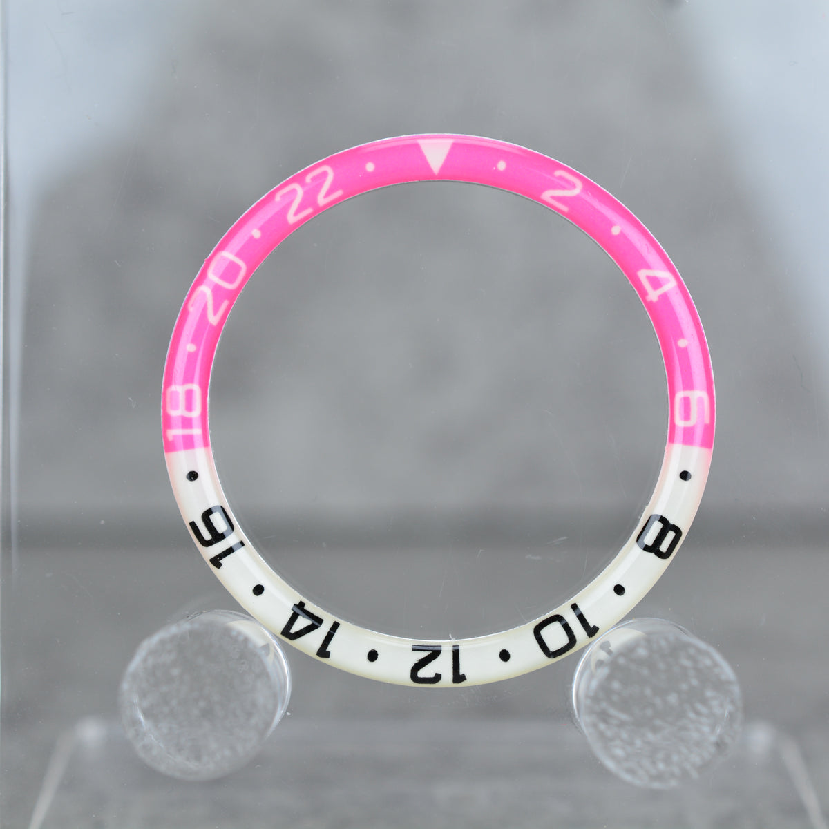 SKX007/SRPD Glass Pink & White Lumed Bezel Insert - New & Unused – Secondhand Mods
