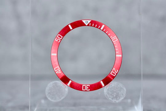 SKX007/SRPD Metallic Red Sub-Style Bezel Insert – Secondhand Mods