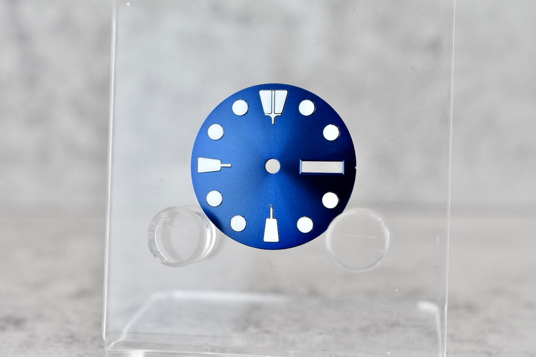 Blue Sunburst "Turtle" Dial, 28.5mm - New – Secondhand Mods