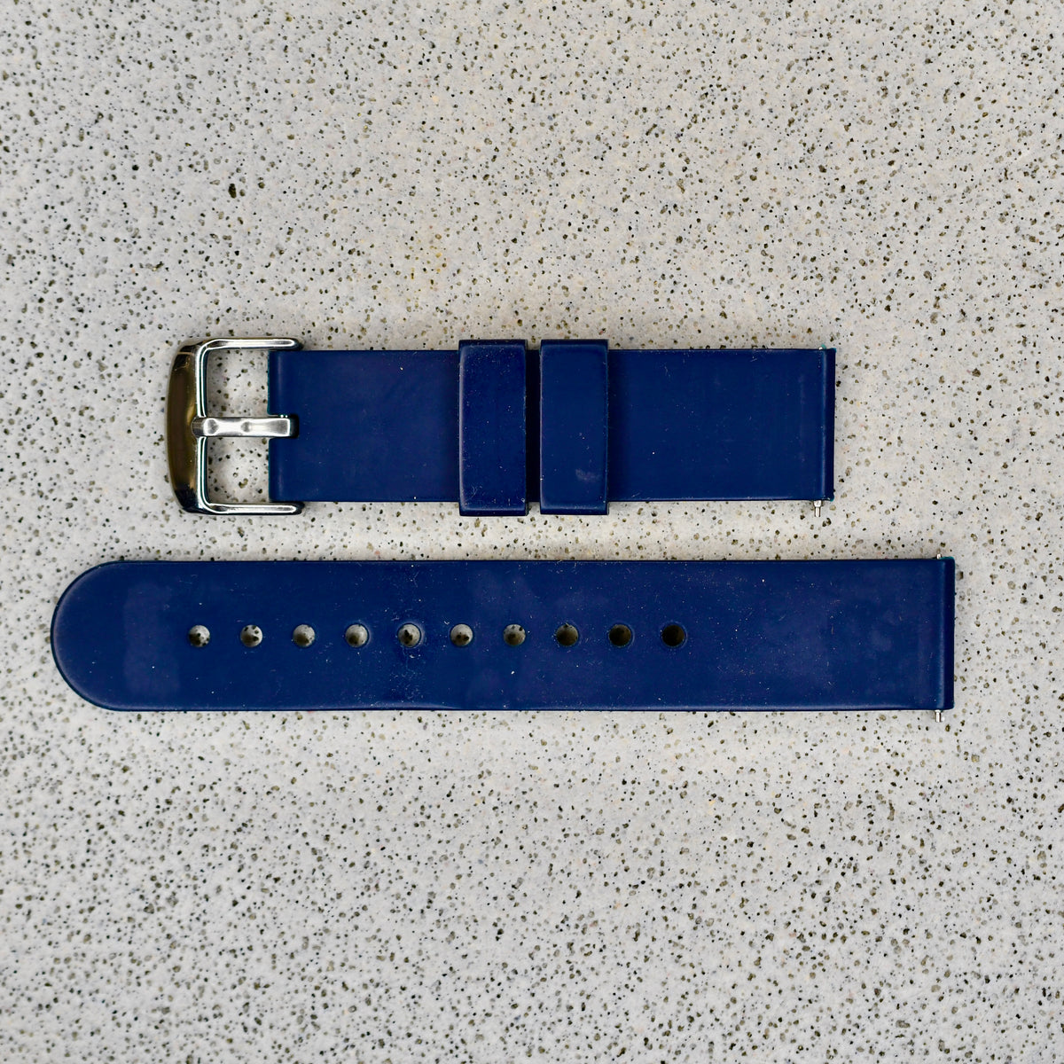 Dark Blue Rubber Strap, 20mm – Secondhand Mods