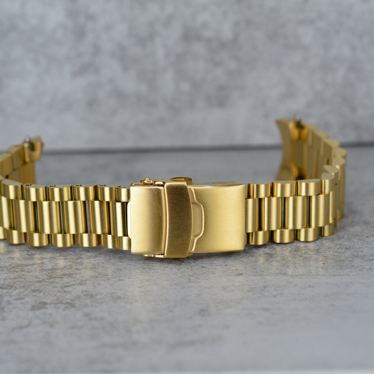 Polished Gold President Bracelet, 20mm – Secondhand Mods