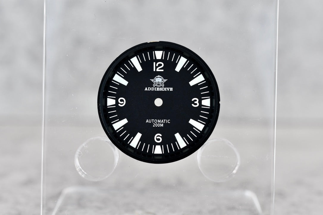 Addisdive Black Explorer Dial + Integrated Chapter Ring, 30.8mm ...