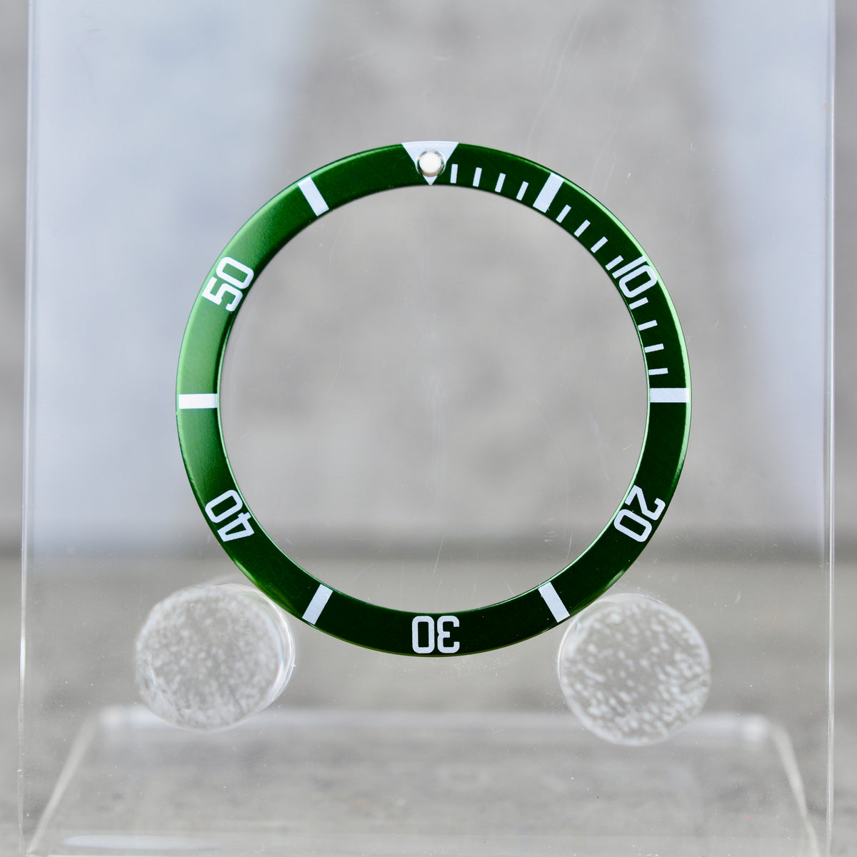 SKX007/SRPD Flat Aluminum Green Bezel Insert - "Kermit" Sub-Style ...