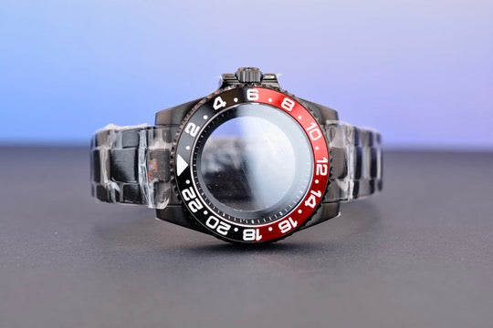 Polished Black Sub Case Bundle w. Coke Bezel Insert, 40mm - New ...
