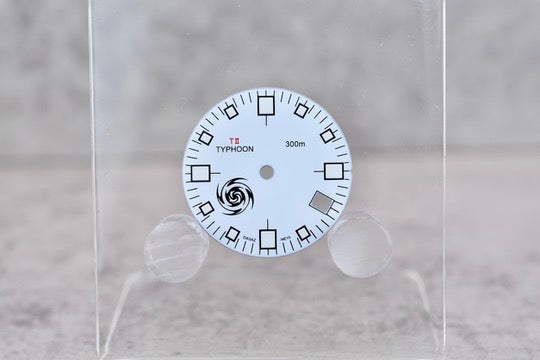 Dagaz White Typhoon Dial, 28.5mm (True 4 o'clock dial) - New ...