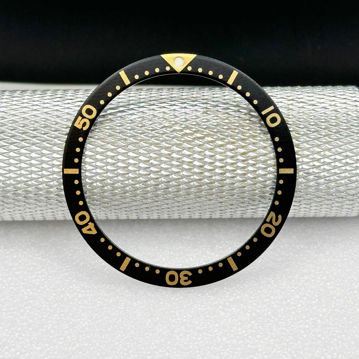 SKX007/SRPD Flat Aluminum SKX-Style Black & Gold Bezel Insert ...