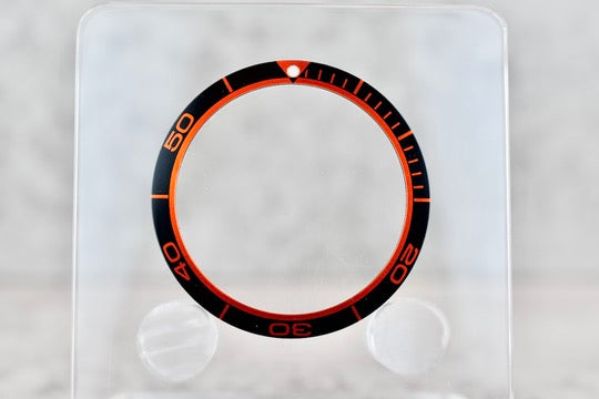 SKX007/SRPD Orange & Black Seamaster Bezel Insert – Secondhand Mods