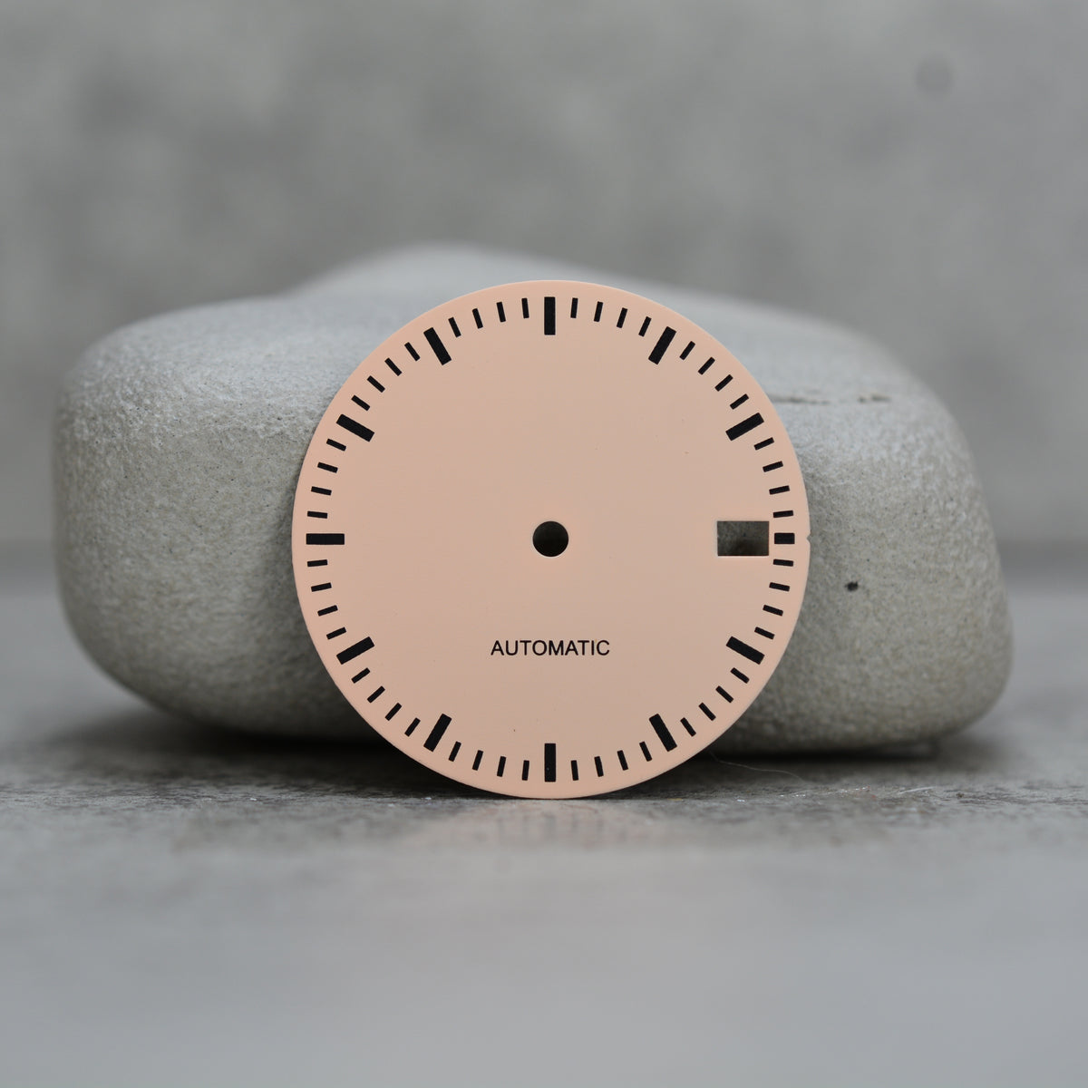 Sterile Sand Dial w. White markers - Date only, 28.5mm – Secondhand Mods