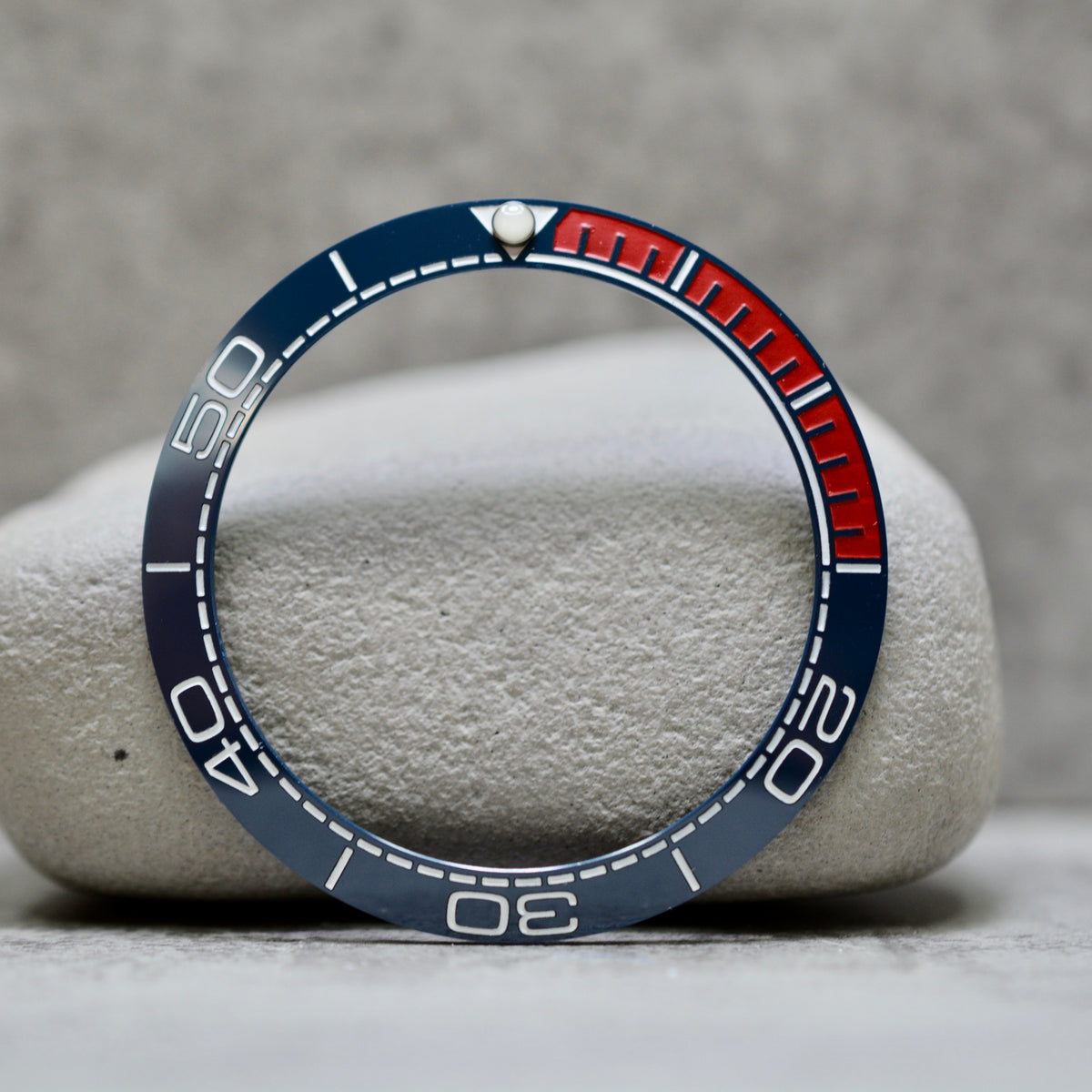 SKX007/SRPD Ceramic Aegean Blue & Red Seamaster Bezel Insert ...