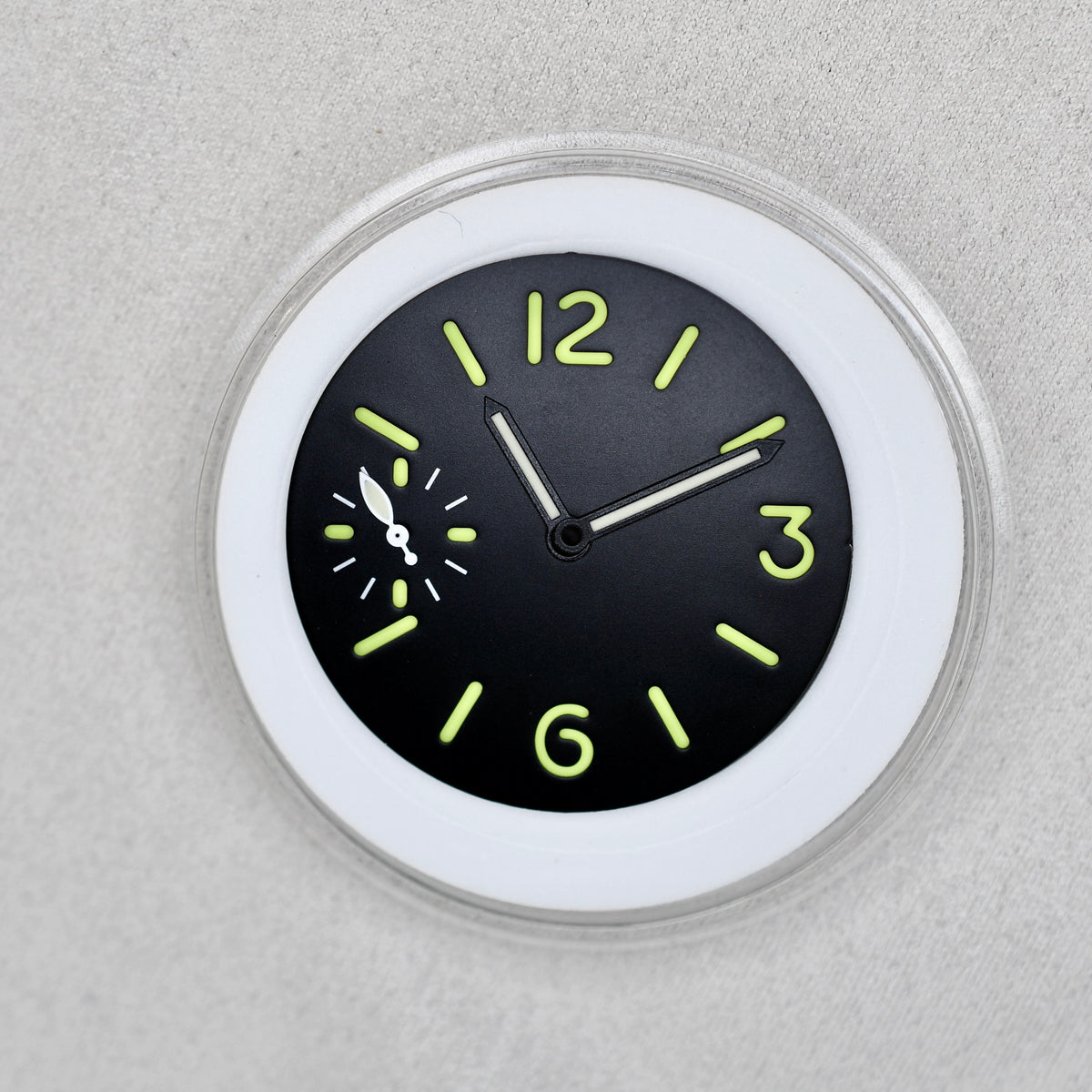 Black Panerai-Style Dial + Hand Set, 34.3mm – Secondhand Mods